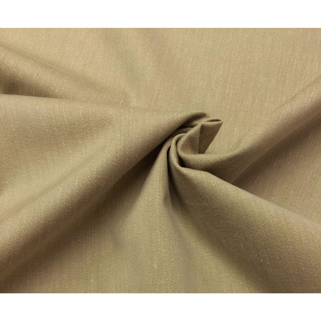 Pollack & Associates Flaxen Satin Linen Wool Upholstery Fabric by Yard ...