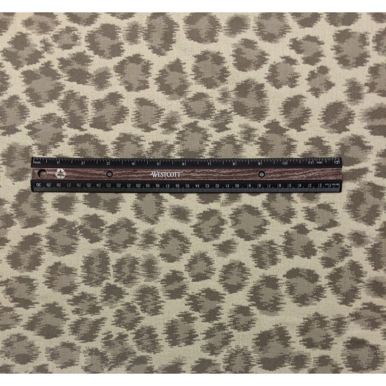 Ballard Designs Cheetah Taupe Leopard Sunbrella Outdoor Fabric by the ...