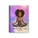 Serenity Spiral Notebook, Cute Yogi Girl Notebook, Psalm Notebookr, 6x8 ...