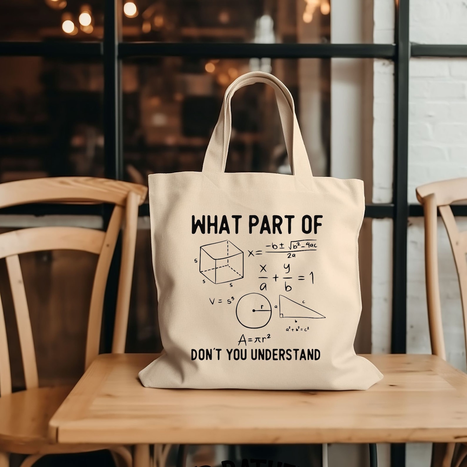 Funny Math Teacher Tote, Math Teacher Gifts, Canvas Tote Bag ...