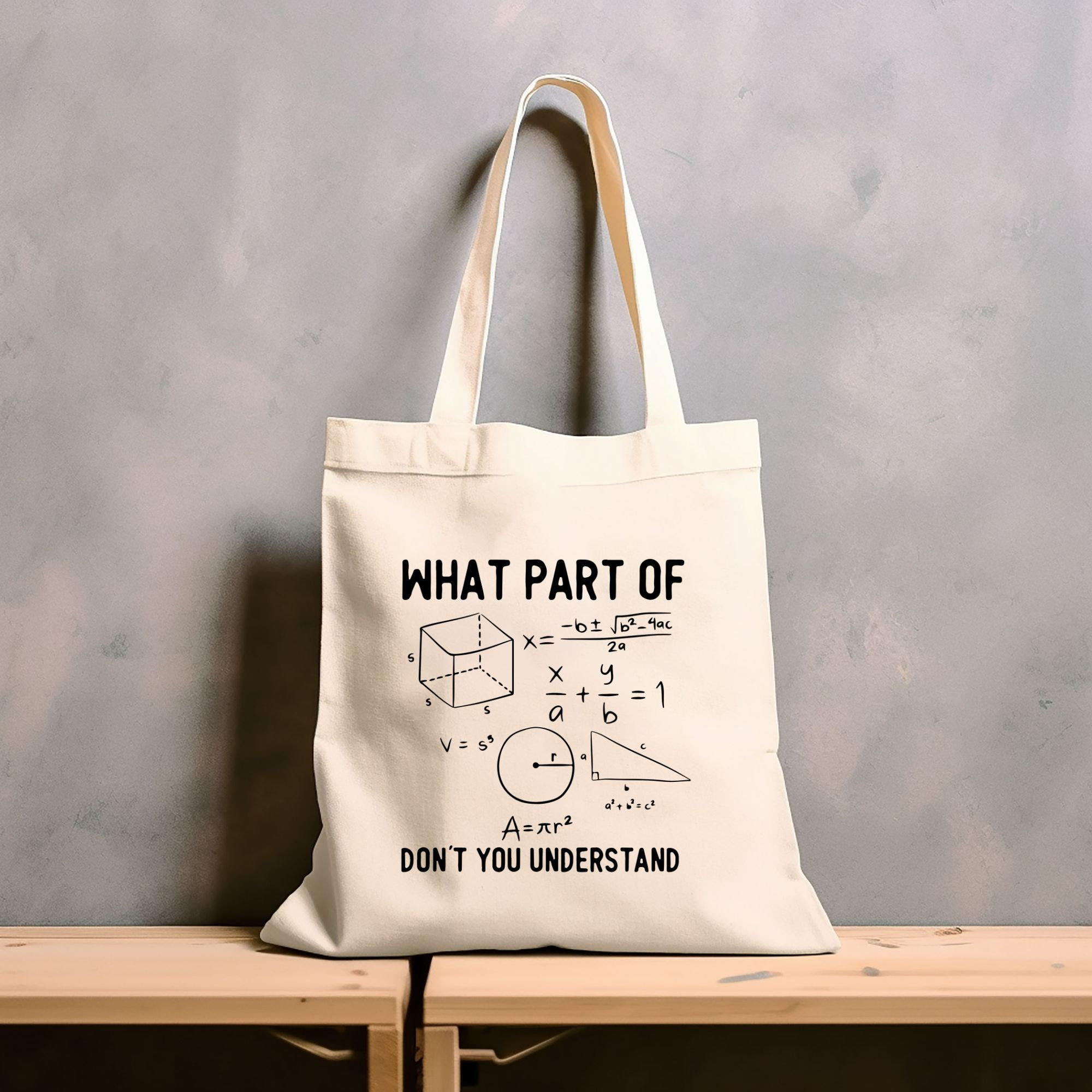 Funny Math Teacher Tote, Math Teacher Gifts, Canvas Tote Bag ...