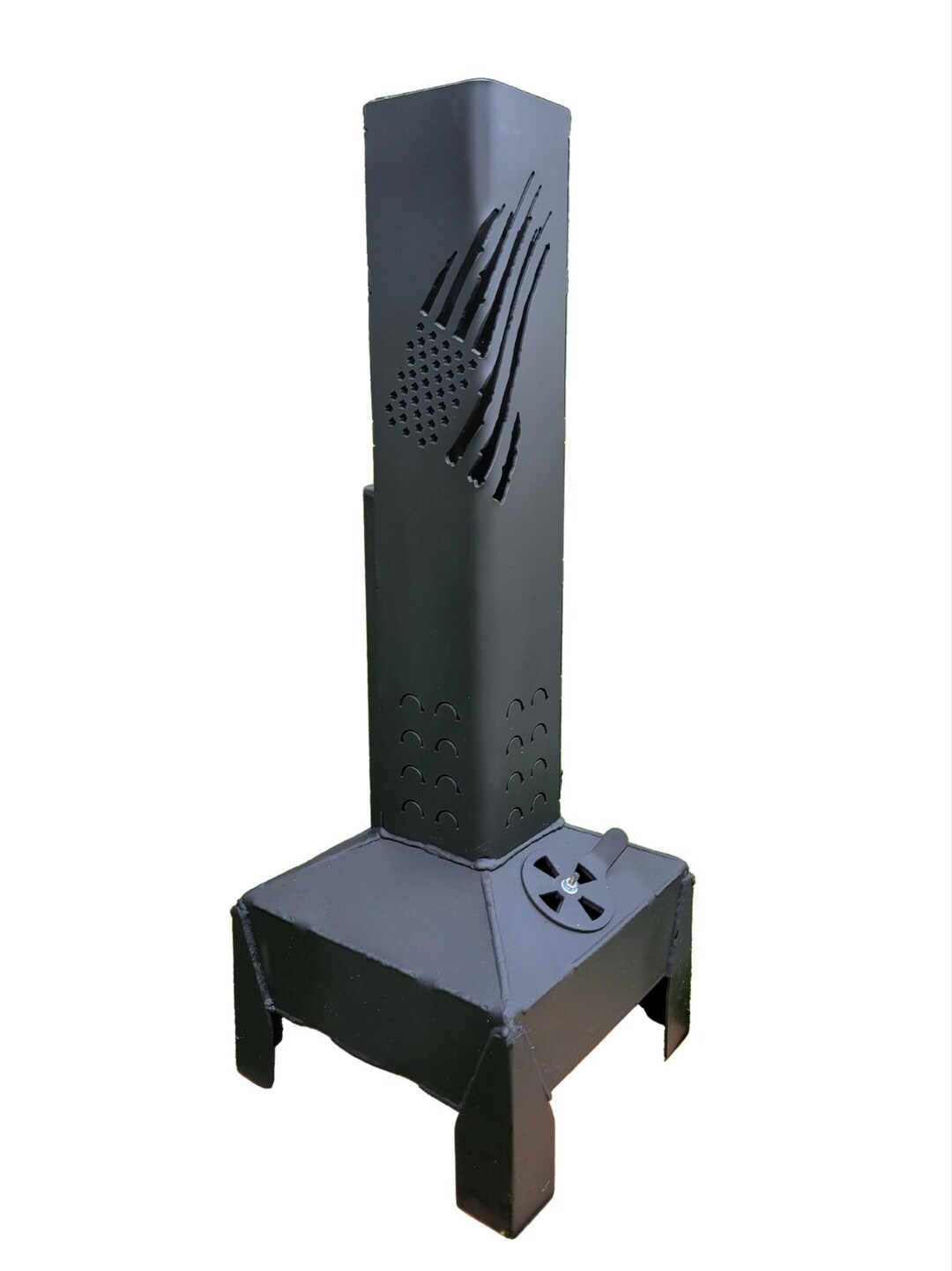 High Quality Smudge Pot With American Flag Design. Outdoor Heater for ...