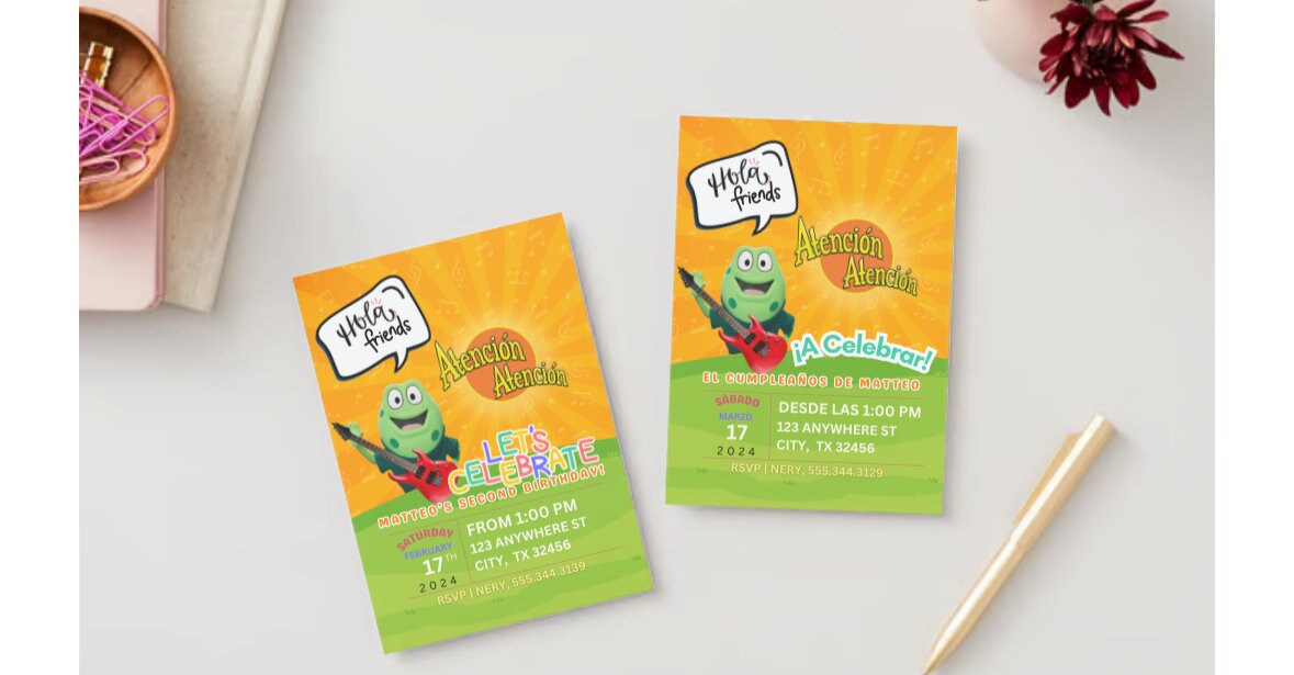 Sapo Atencion Digital Template - Etsy