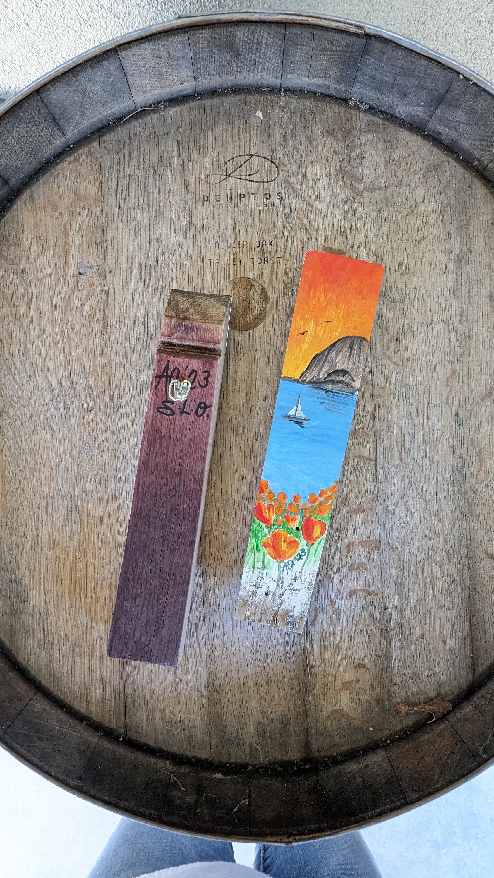 WINE BARREL ART - California Morro Bay - Etsy