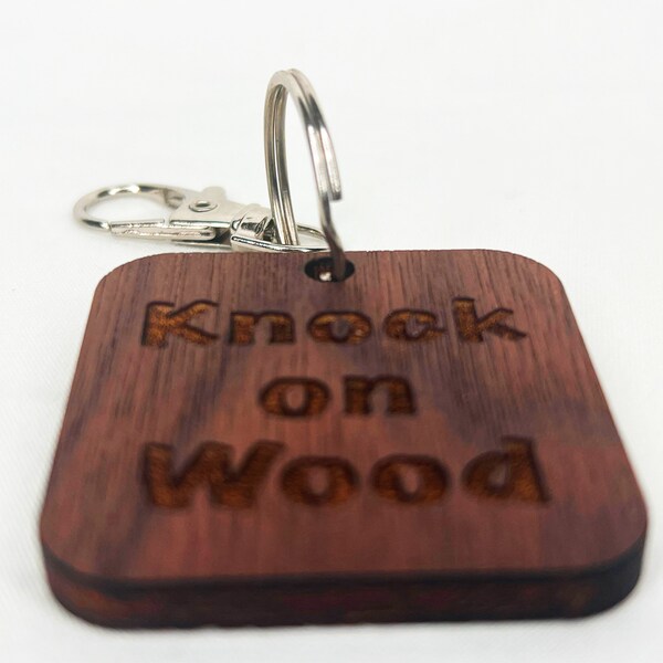 Wood Keychain - Etsy