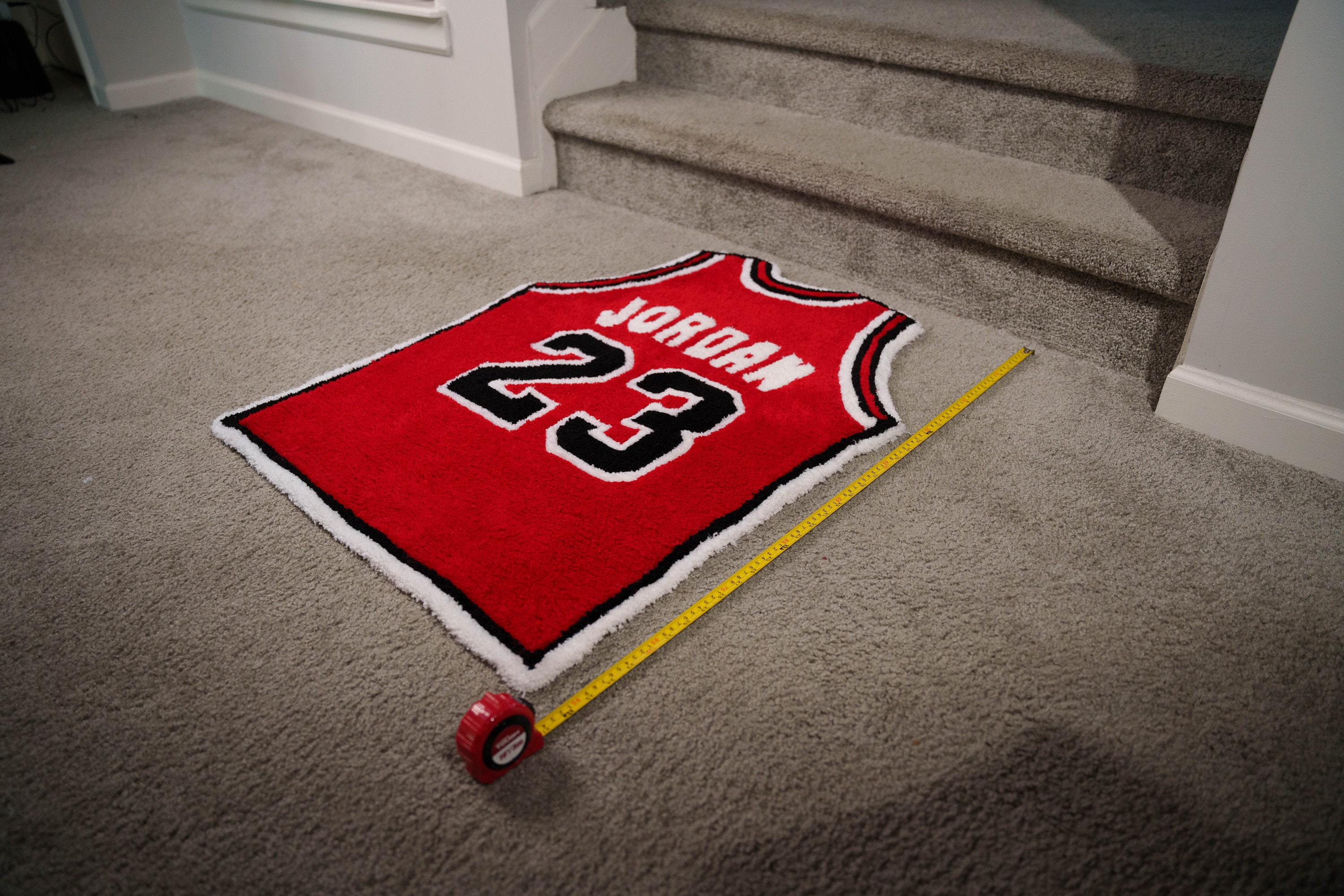 Tufted Michael Jordan NBA Jersey Rug - Etsy