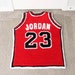 Tufted Michael Jordan NBA Jersey Rug - Etsy