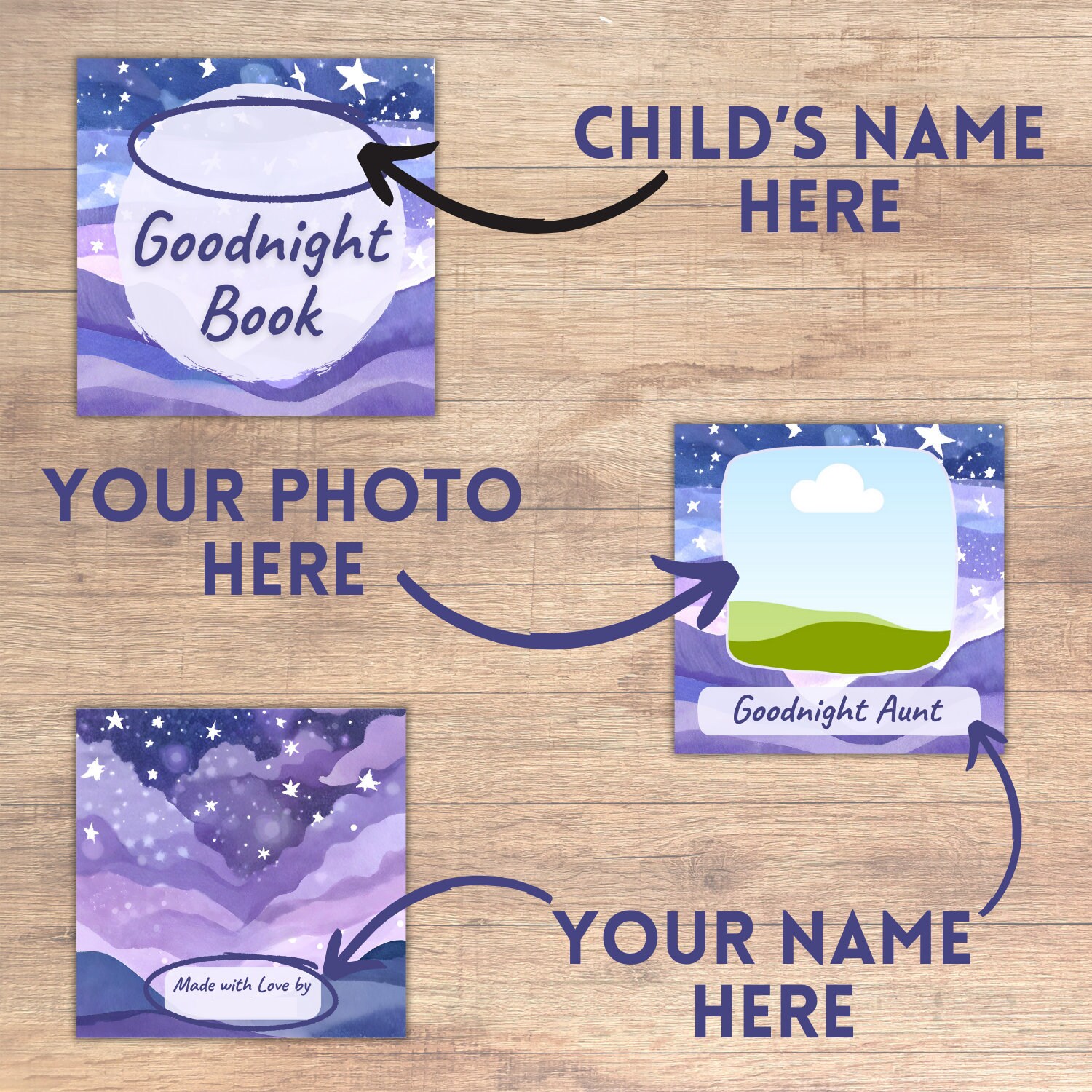 Printable Children's Goodnight Book-toddler Bedtime - Etsy