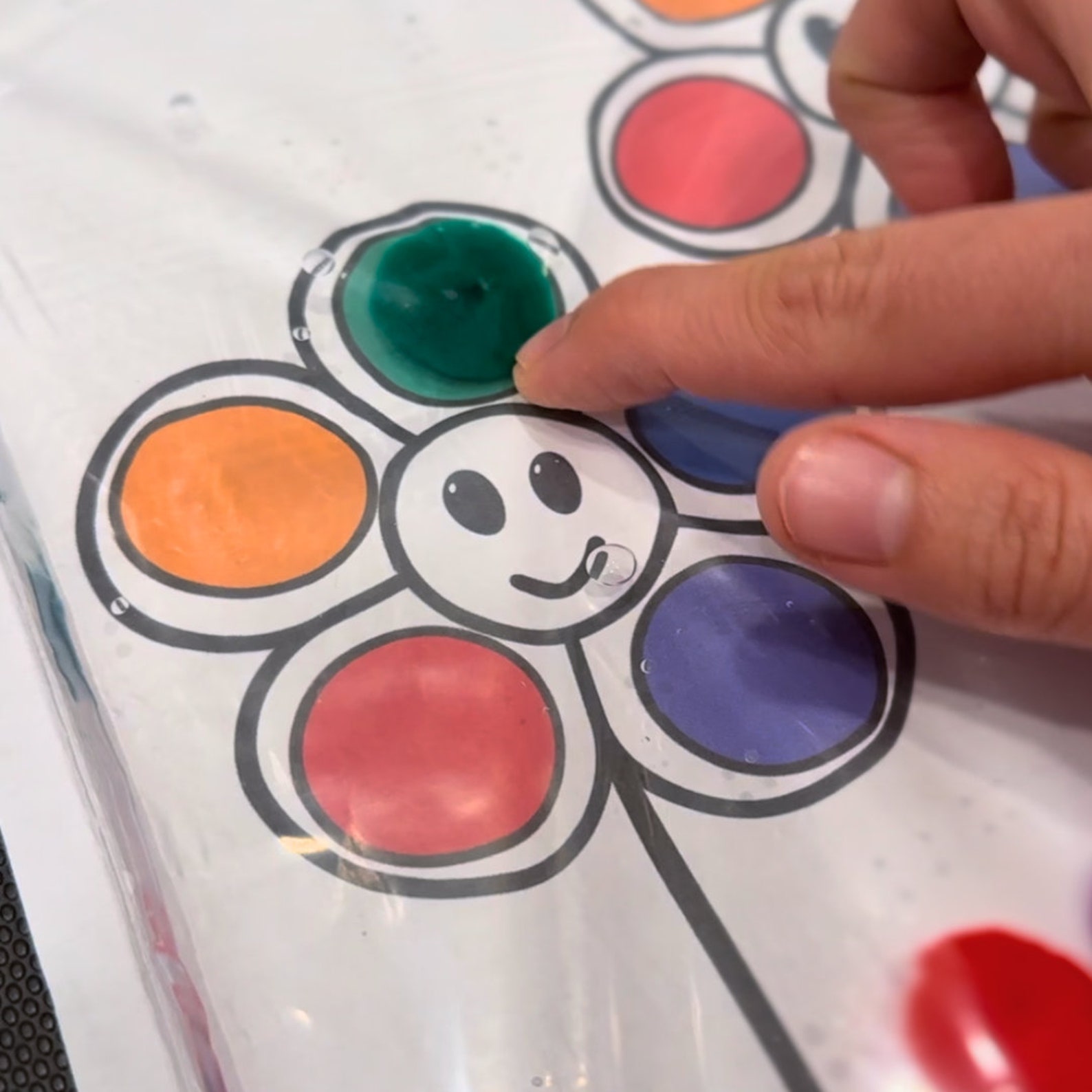 Color Matching Sensory Bag Printables. Pom Pom Fine Motor Sorting ...