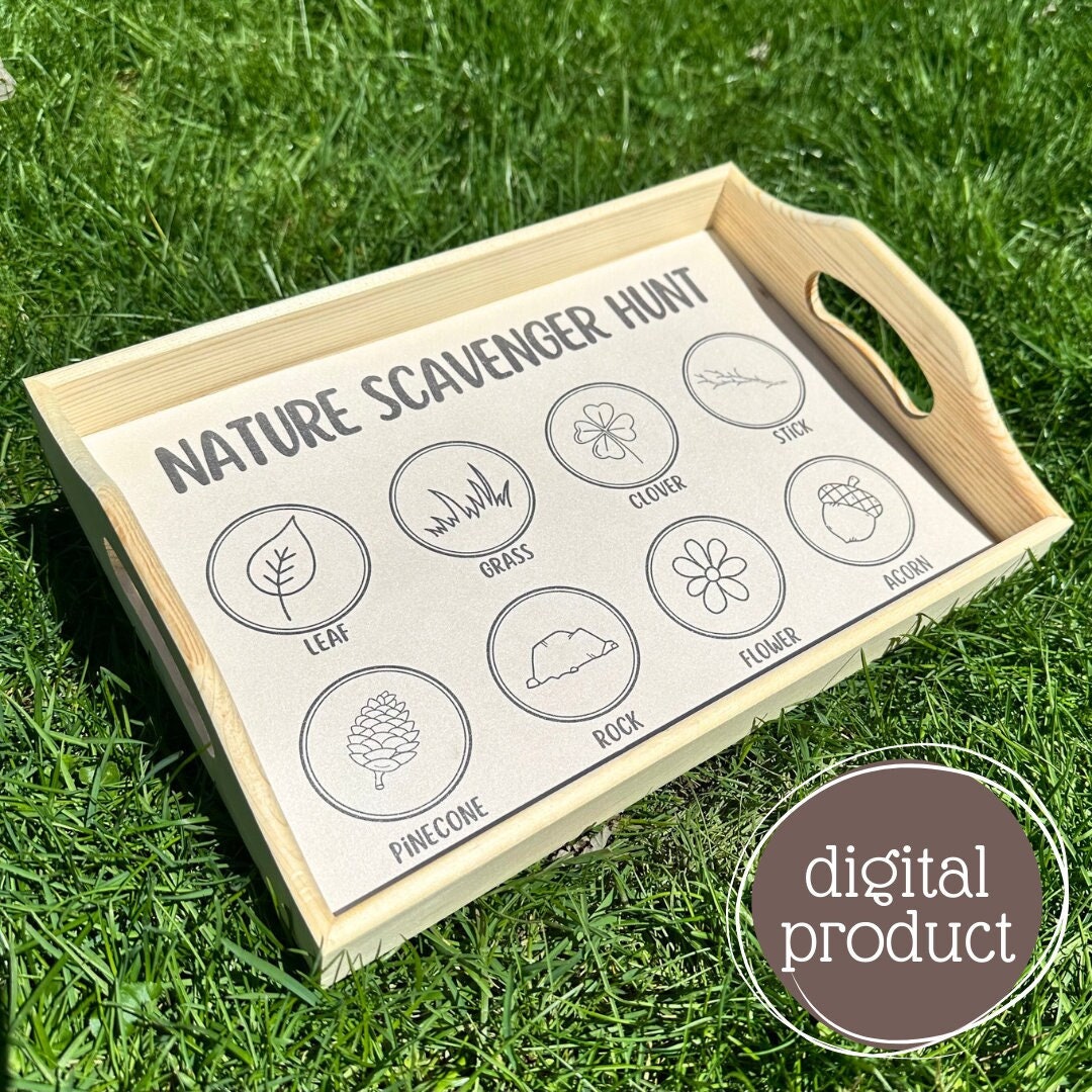 Printable Nature Scavenger Hunt Bundle. Outdoor Nature Walk Board ...