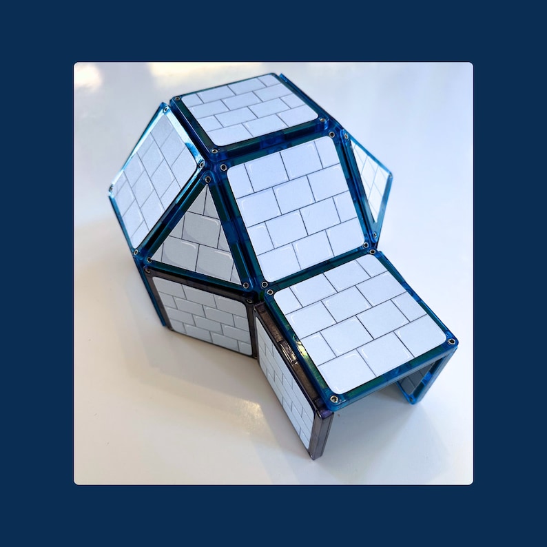 Igloo Stickers for Magnetic Tiles. Printable Igloo for Magnatile or ...