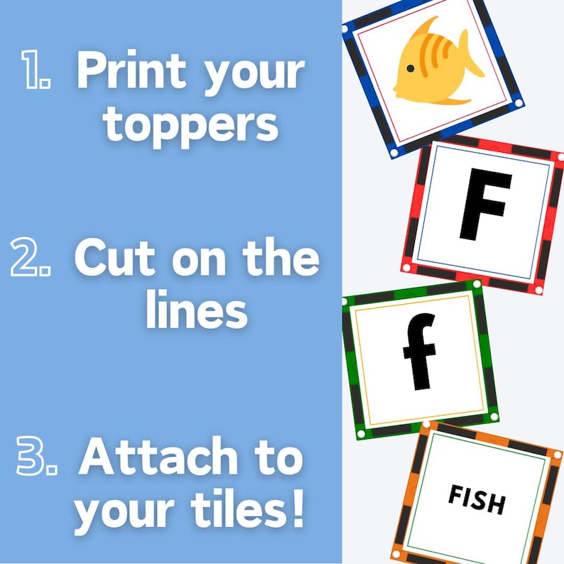 Letter Activity for Magnetic Tile. Printable Preschool Pre-k Learning ...