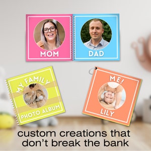 Printable Children's Photo Book of Family Names & Faces-baby Picture ...