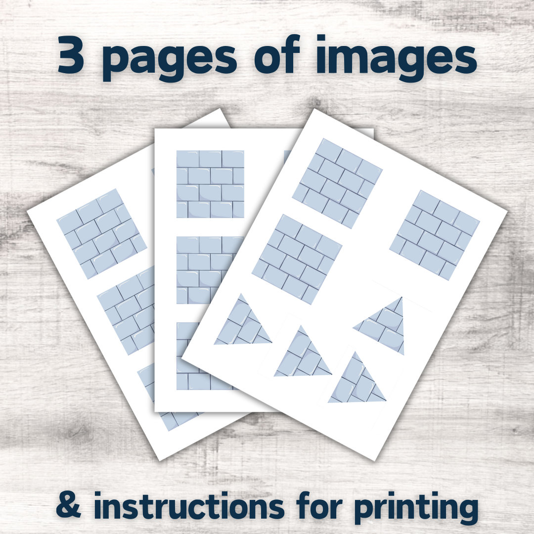 Igloo Stickers for Magnetic Tiles. Printable Igloo for Magnatile or ...
