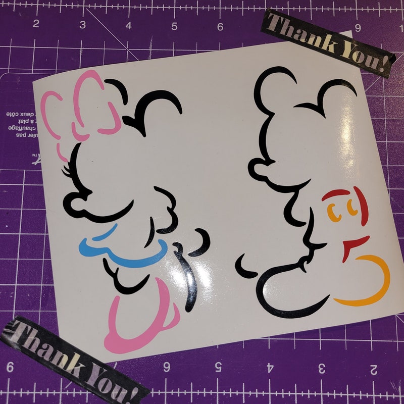 Mickey Mouse Car Decal - Etsy Canada