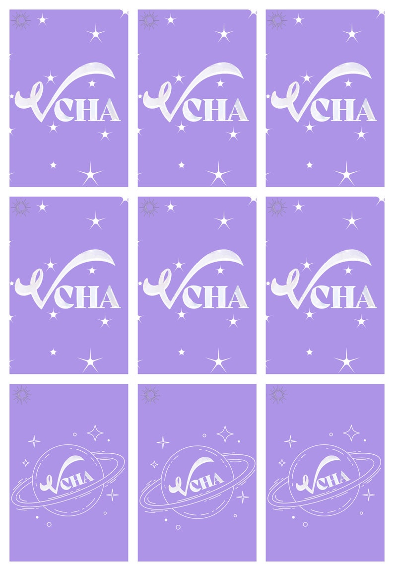Unofficial VCHA Photocards set of 9 - Etsy