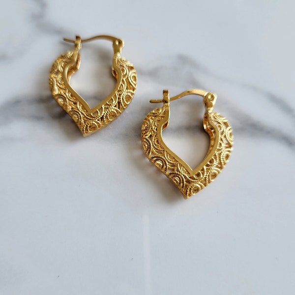 24k Gold Earrings - Etsy