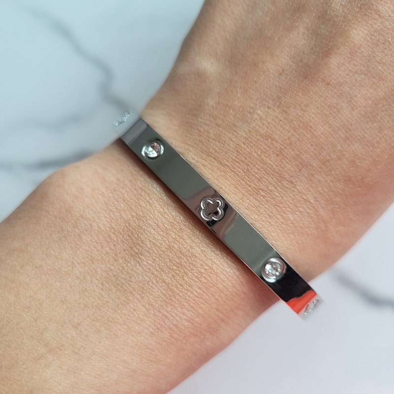 Silver Love Bracelet - Etsy