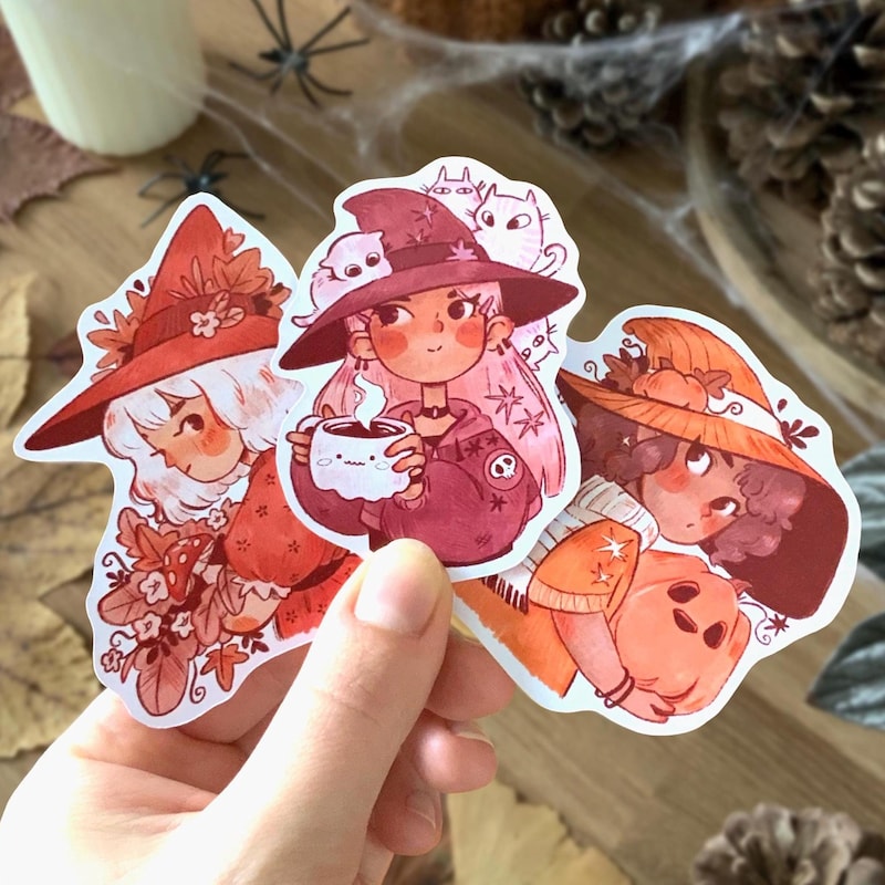 Witch Stickers - Etsy