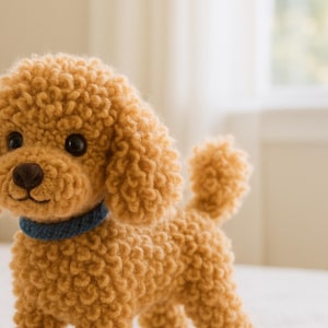 Amigurumi Realistic Poodle Dog Crochet Pattern – Easy DIY Plushie ...