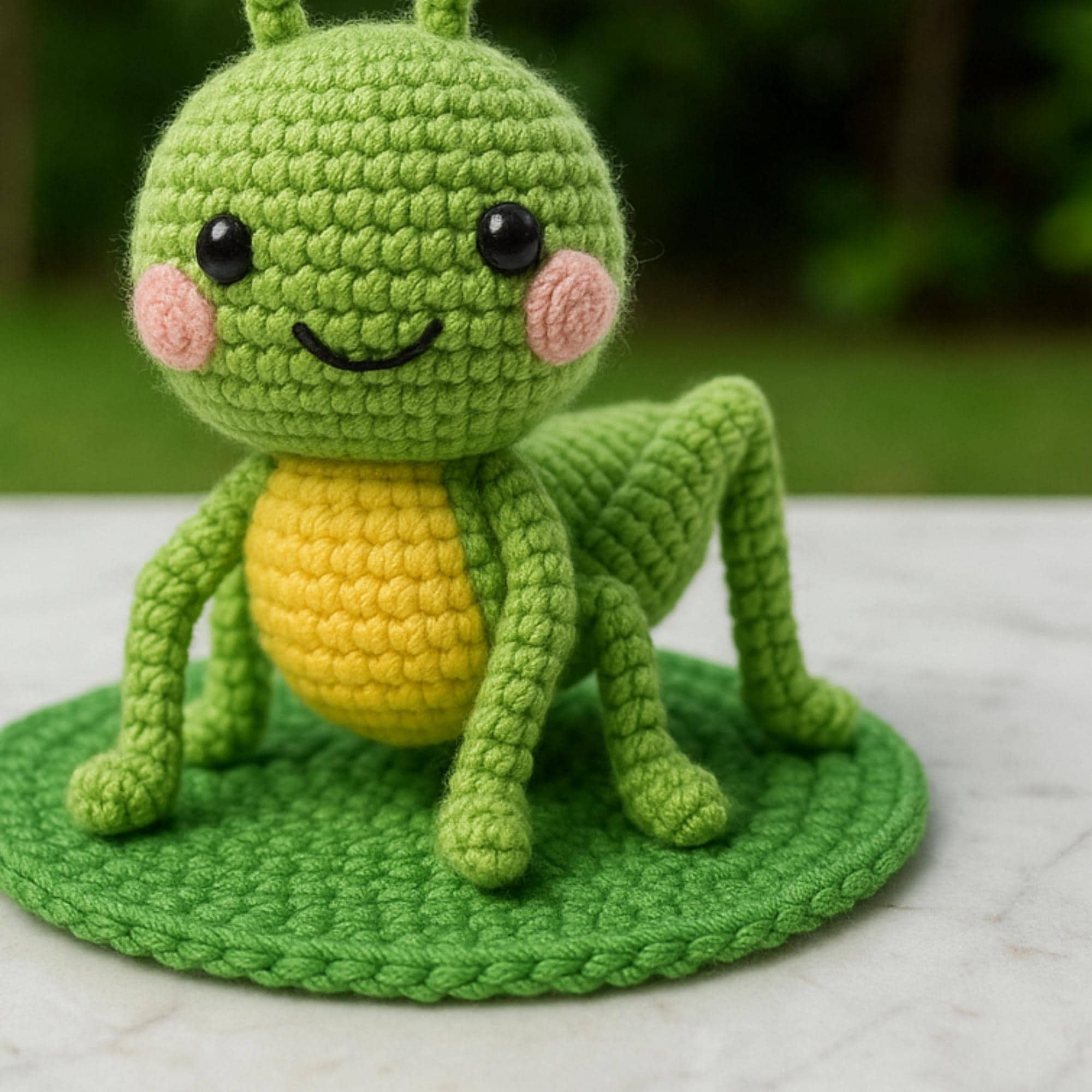 Amigurumi Grasshopper Crochet Pattern – Easy DIY Plushie Tutorial, Cute ...