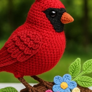 Amigurumi Cardinal Bird Crochet Pattern – Easy Tutorial for Beautiful ...