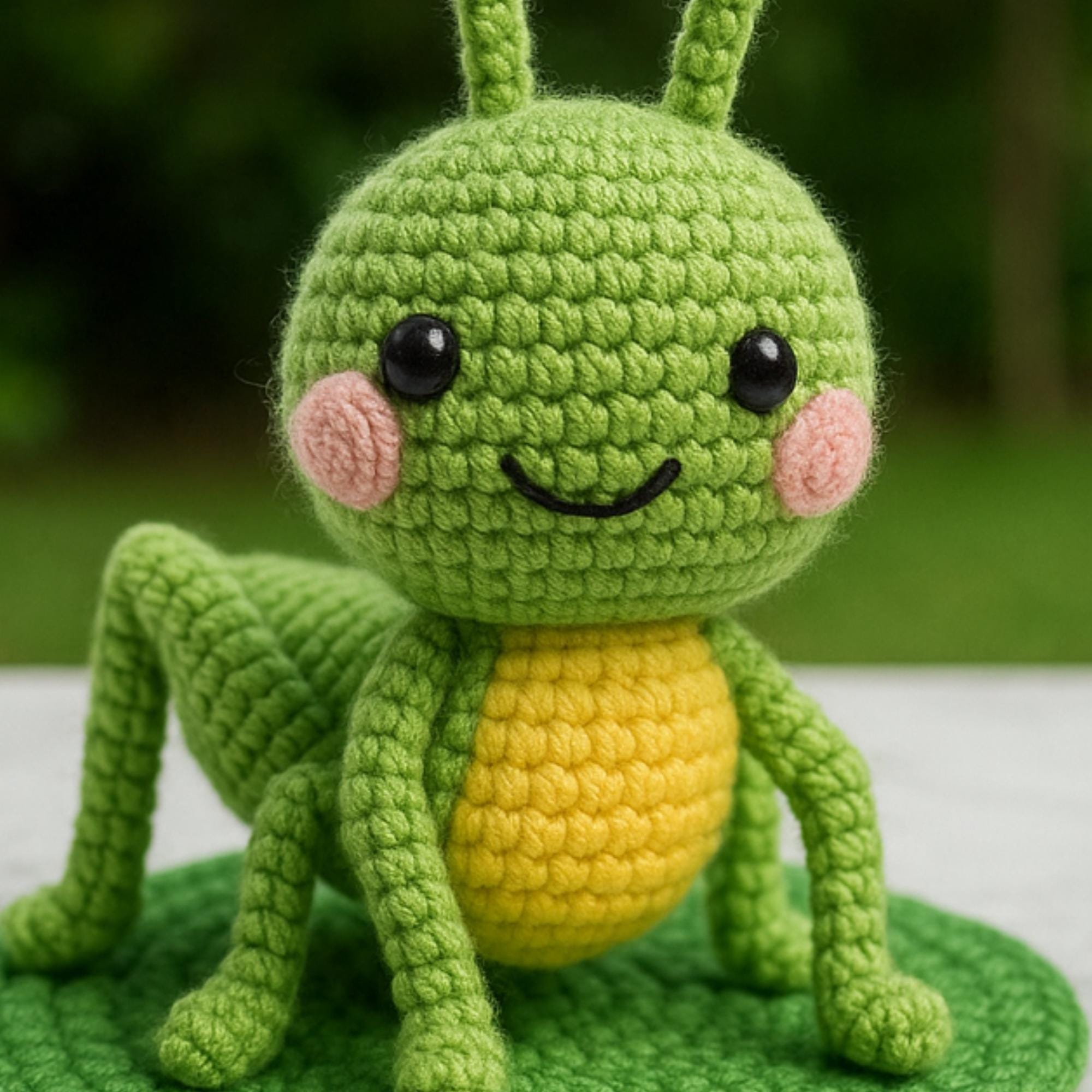 Amigurumi Grasshopper Crochet Pattern – Easy DIY Plushie Tutorial, Cute ...