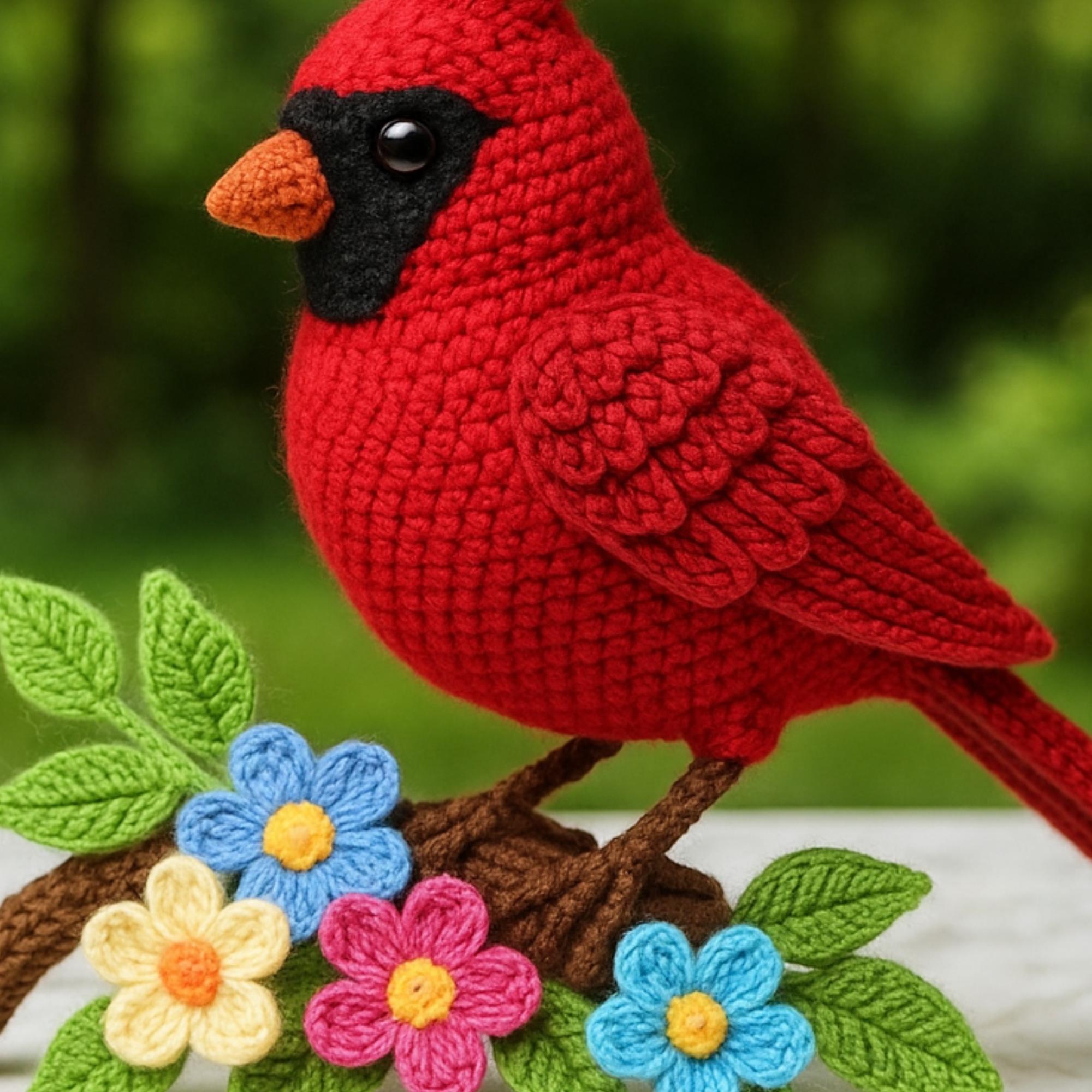 Amigurumi Cardinal Bird Crochet Pattern – Easy Tutorial for Beautiful ...