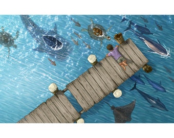 Signed Print From the Book, Blizzard, by John Rocco 11”x 17” (artwork ...