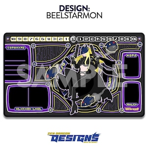Beelstarmon Digimon Card Game Custom Playmat - Etsy
