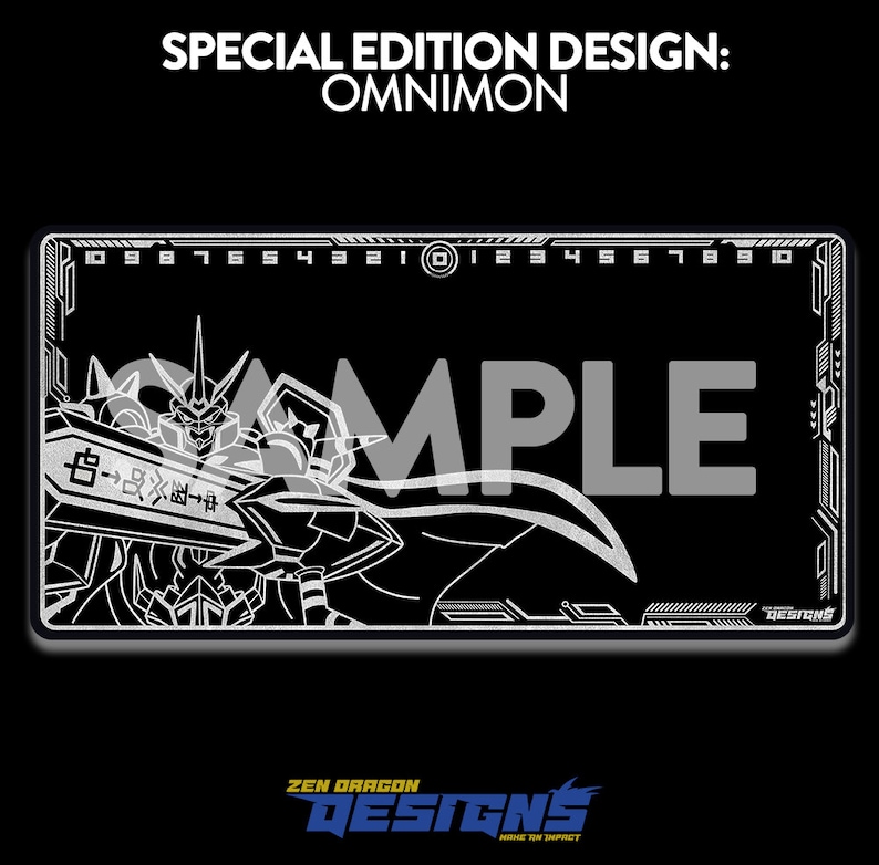 Omnimon Digimon Card Game Custom Playmat Special Edition - Etsy