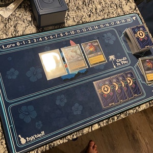 Lorcana TCG Card Sleeve - Card Back & Ink Type Inspired Design - Etsy