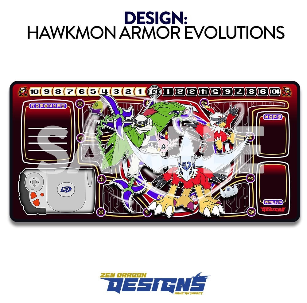 Hawkmon Armor Digivolutions