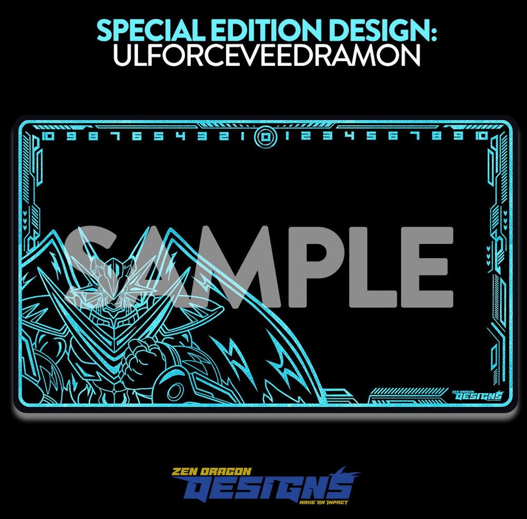 Ulforceveedramon Digimon Card Game Custom Playmat Special Edition - Etsy