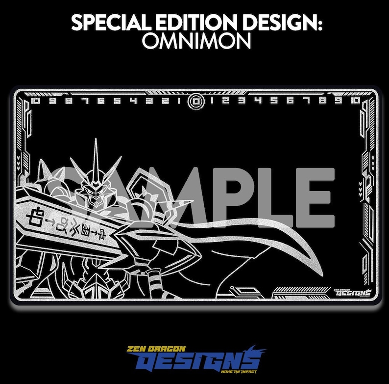 Omnimon Digimon Card Game Custom Playmat Special Edition - Etsy