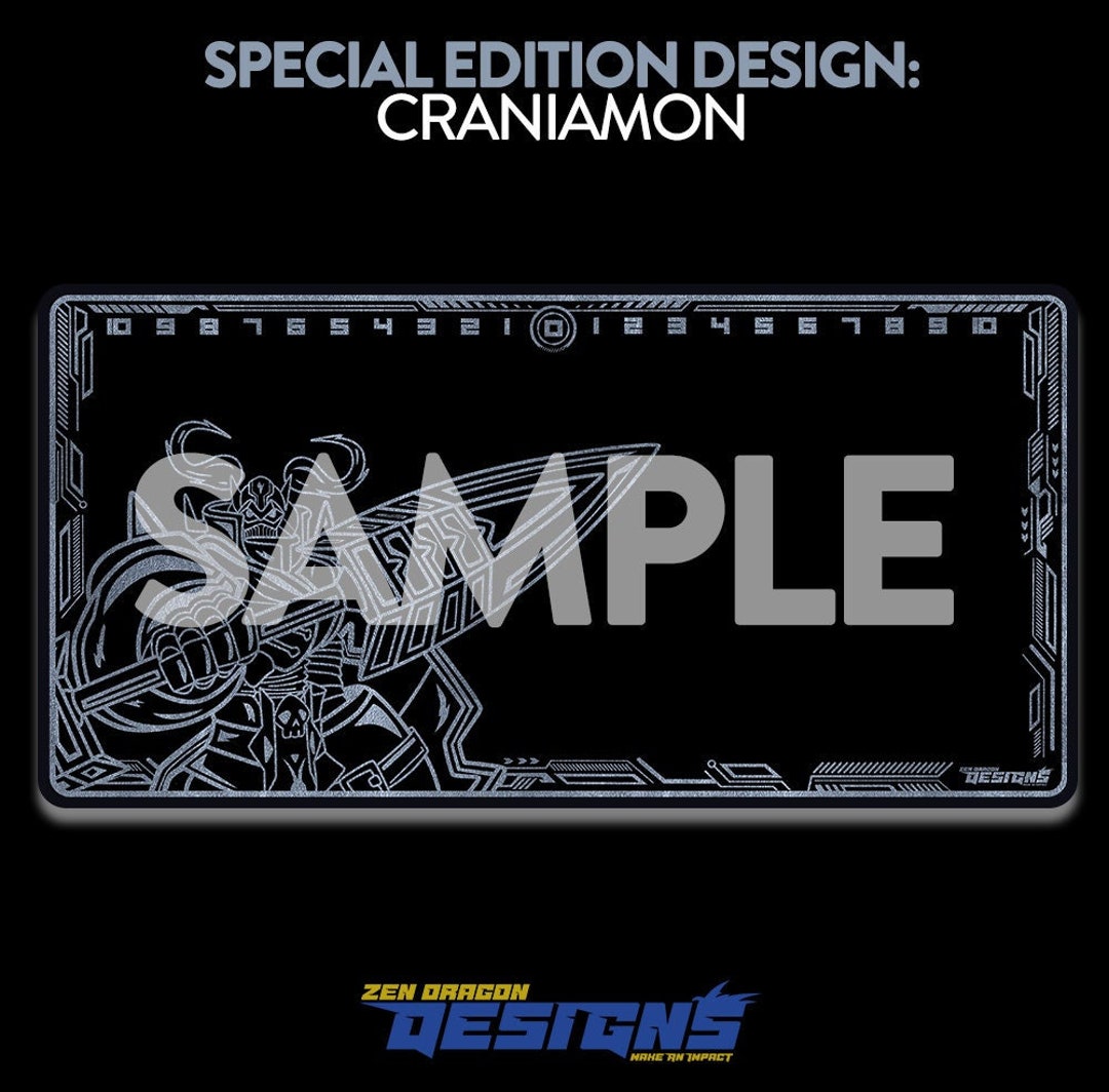 Craniamon Digimon Card Game Custom Playmat Special Edition - Etsy