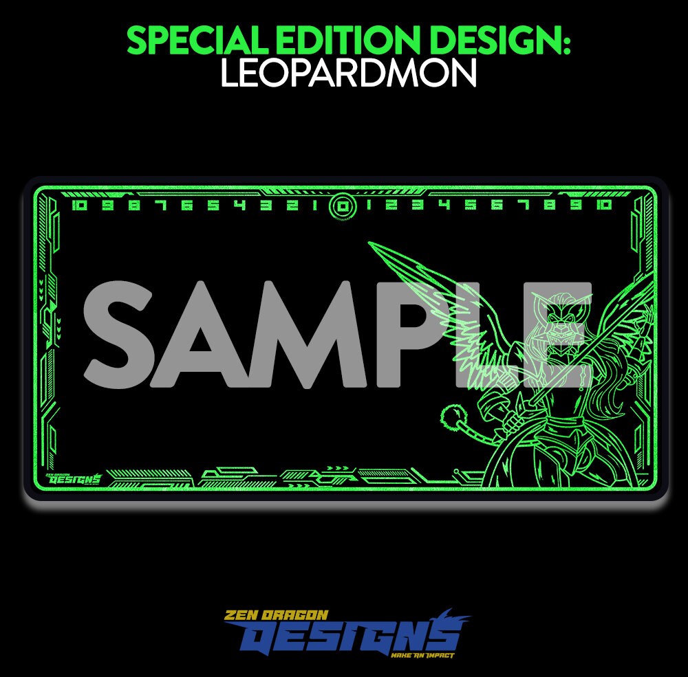 Leopardmon Digimon Card Game Custom Playmat Special Edition - Etsy