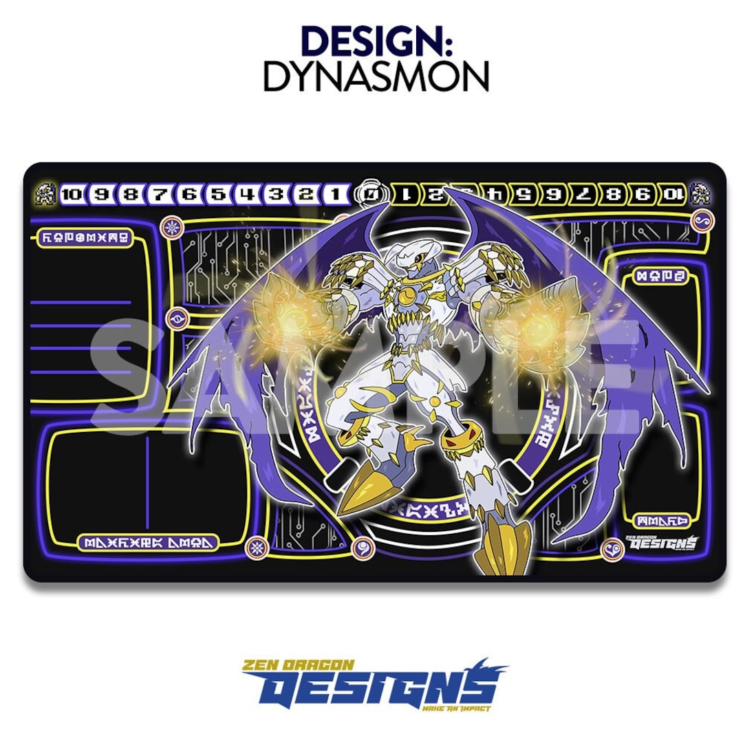 Dynasmon Digimon Card Game Custom Playmat - Etsy