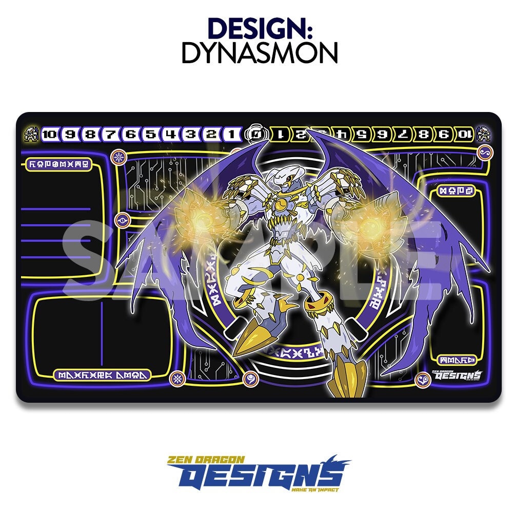 Dynasmon Digimon Card Game Custom Playmat - Etsy