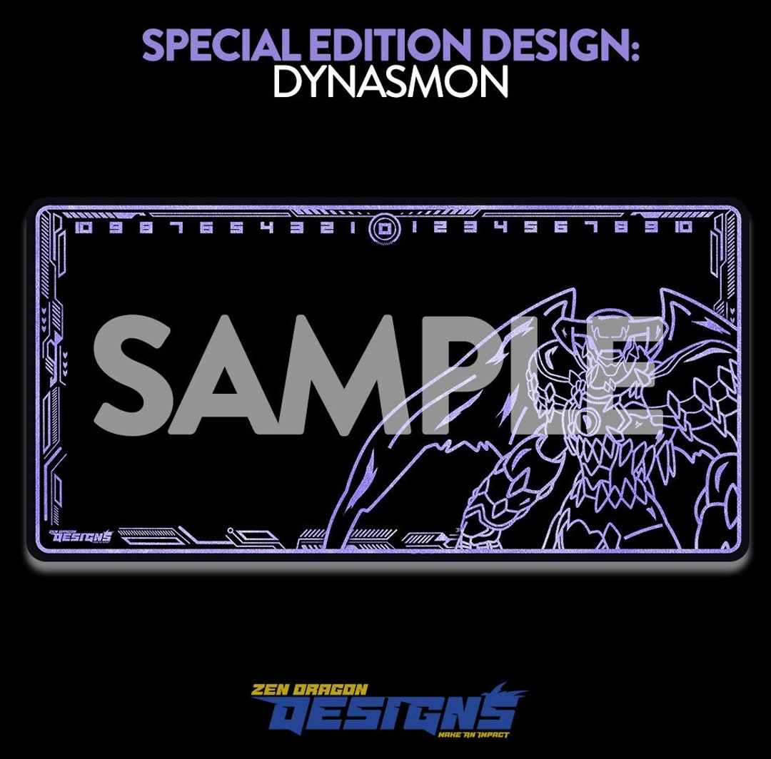 Dynasmon Digimon Card Game Custom Playmat Special Edition - Etsy