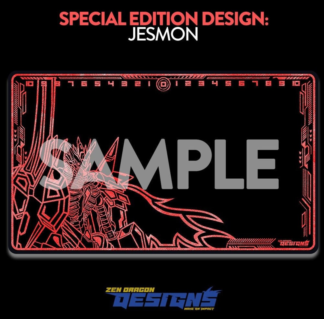 Jesmon Digimon Card Game Custom Playmat Special Edition - Etsy