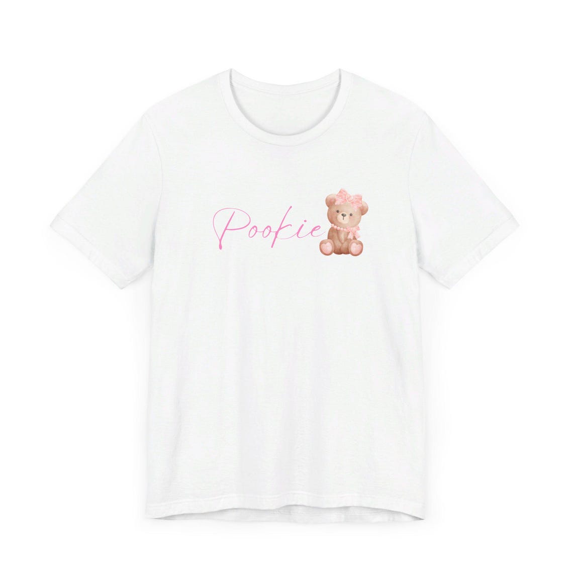 Pookie Valentine Bear Coquette Style Unisex Jersey Short Sleeve Tee ...