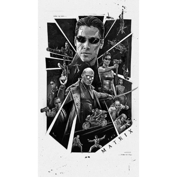 Matrix Trilogy Decor, Neo Trinity Morpheus Collage, Matrix Inspired ...