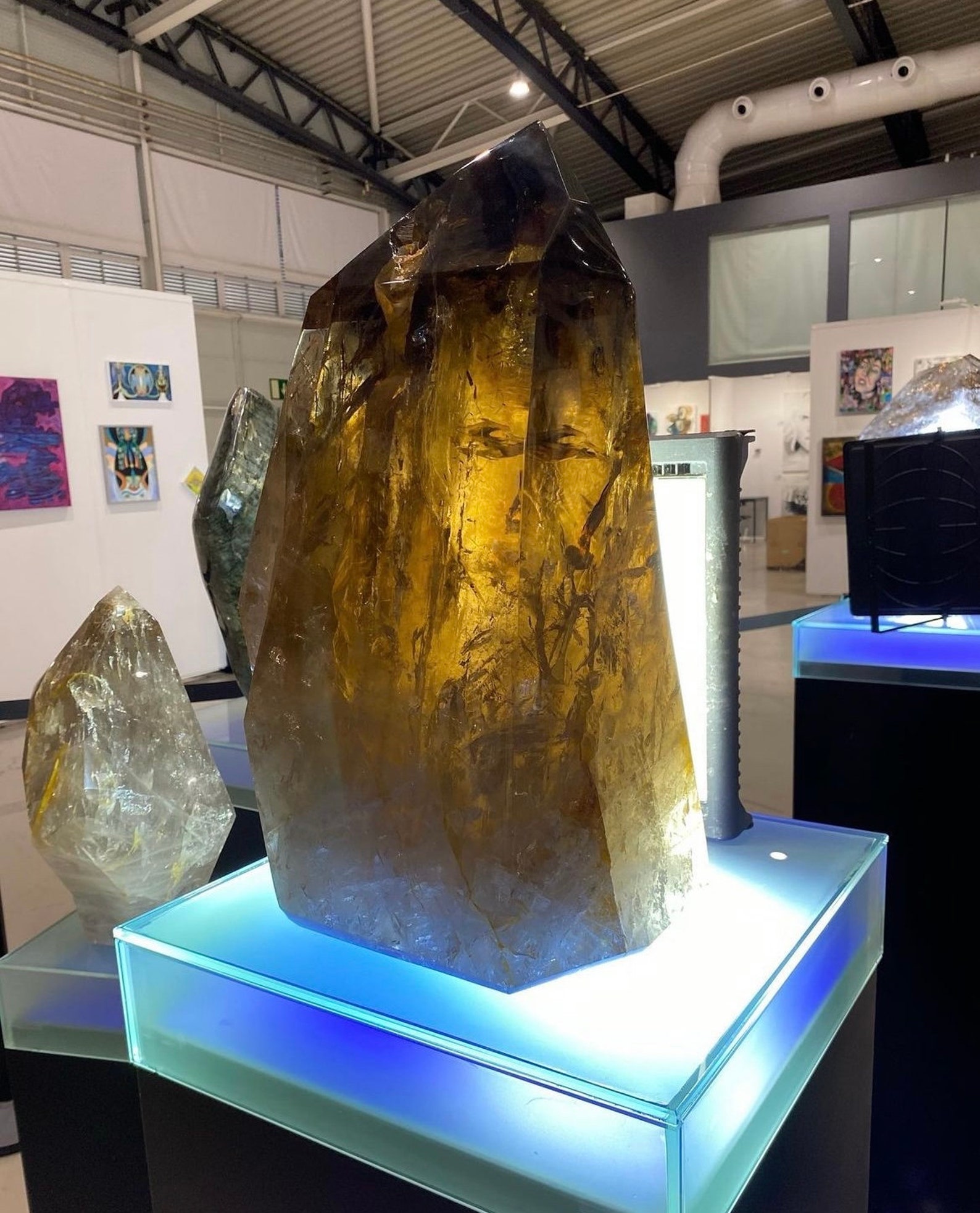 Citrine Smoky Quartz Crystal Rare ( Empty Inclusion - Holes) Extra ...