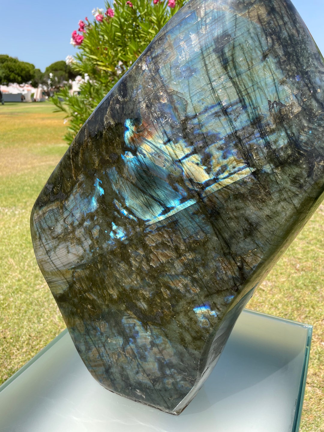Labradorite Rare Free Form Sculture Extra Museum Top Quality Giant - 50 ...