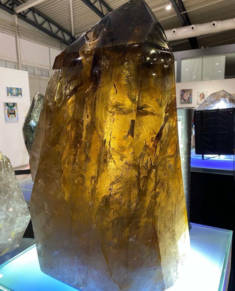 Citrine Smoky Quartz Crystal Rare ( Empty Inclusion - Holes) Extra ...