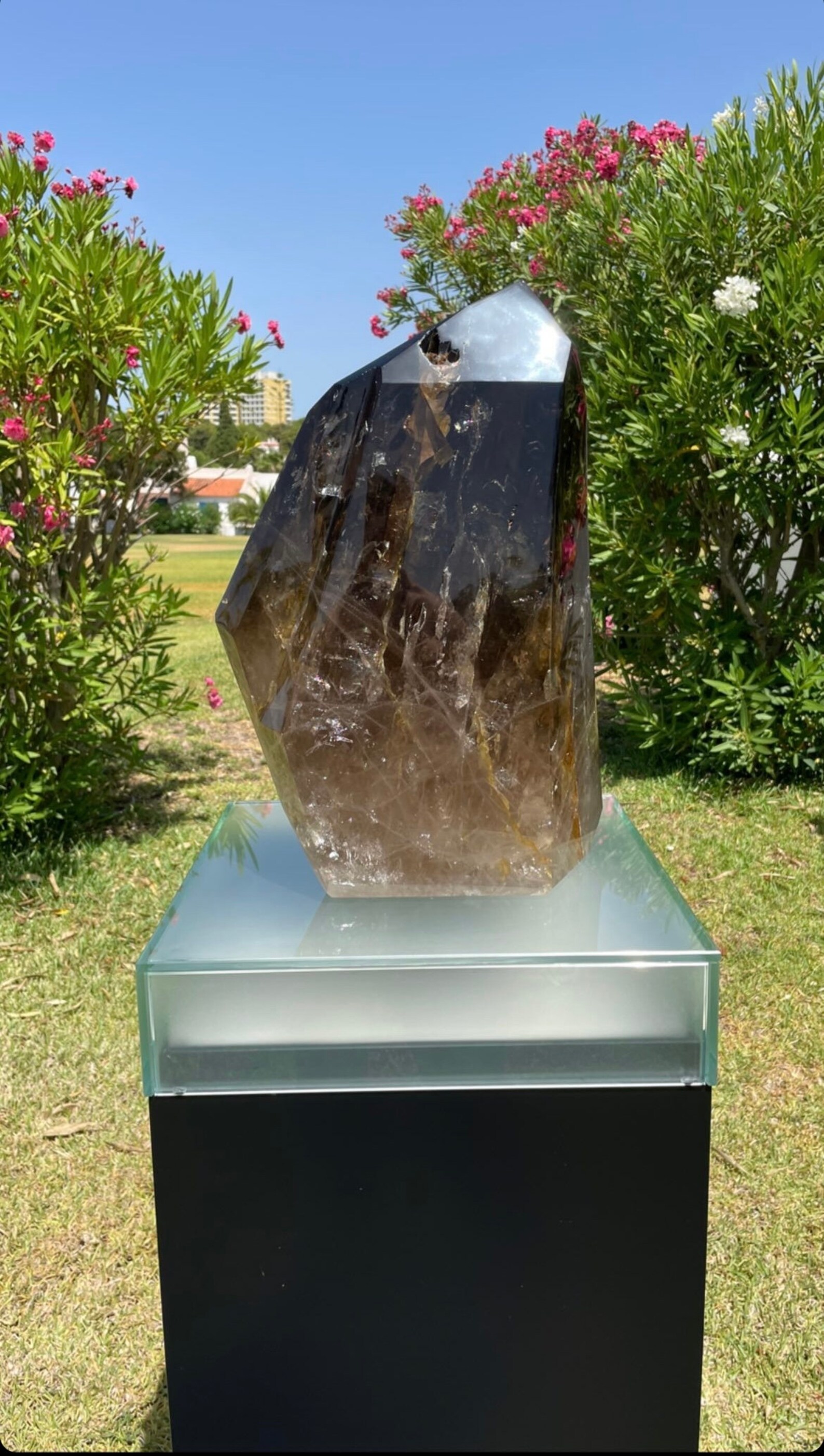 Citrine Smoky Quartz Crystal Rare ( Empty Inclusion - Holes) Extra ...