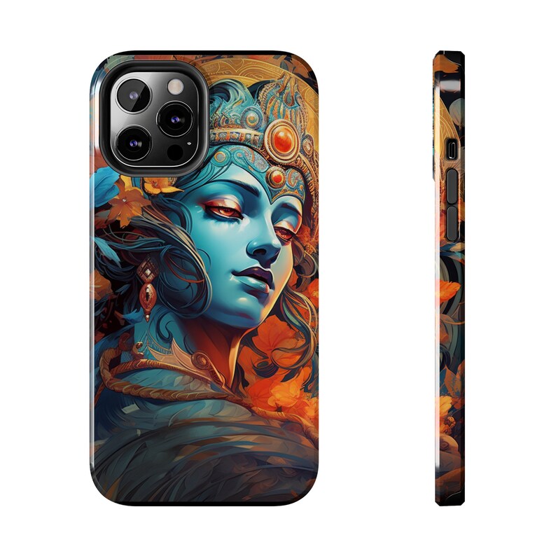 Lord Krishna Digital Art Tough Phone Cases - Etsy