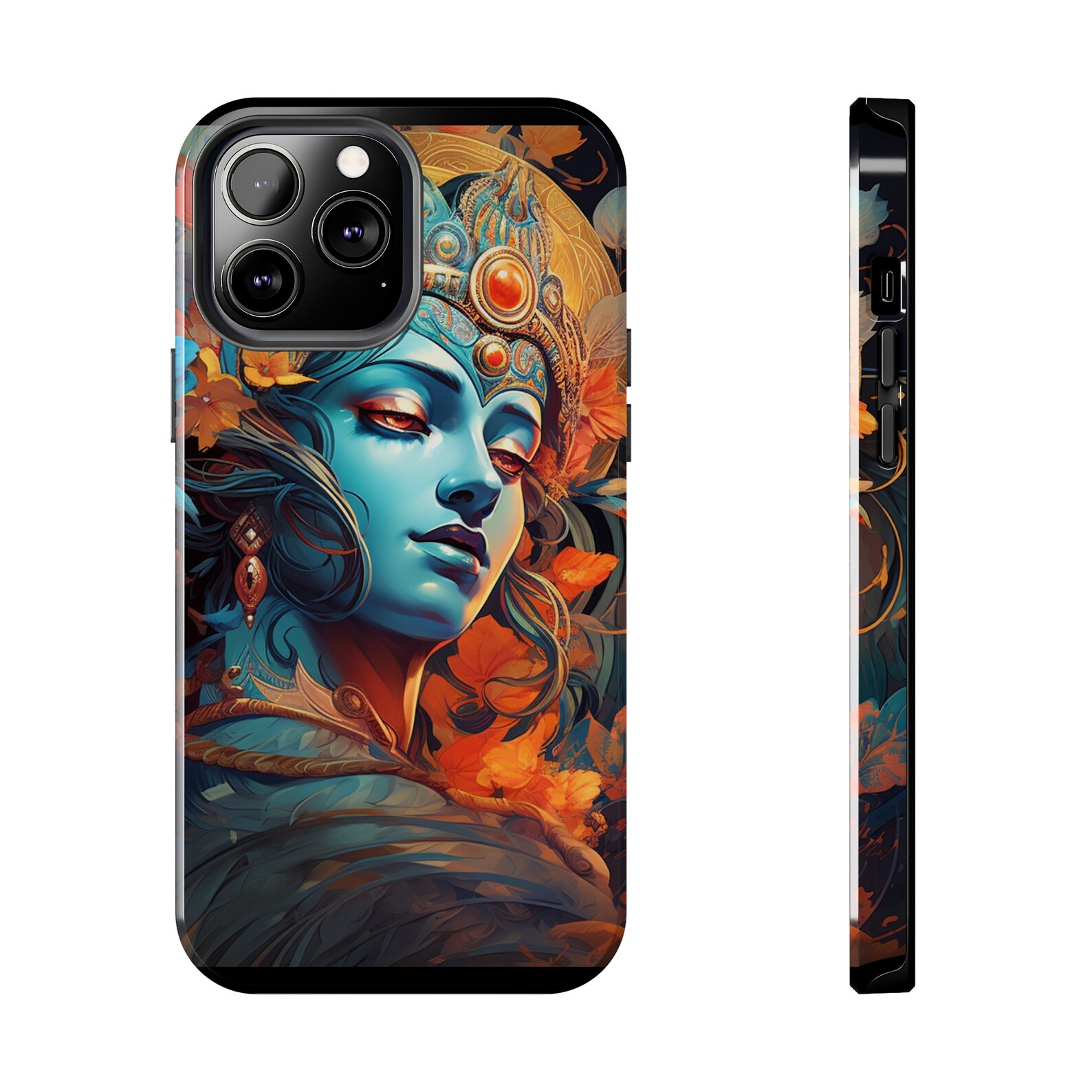 Lord Krishna Digital Art Tough Phone Cases - Etsy