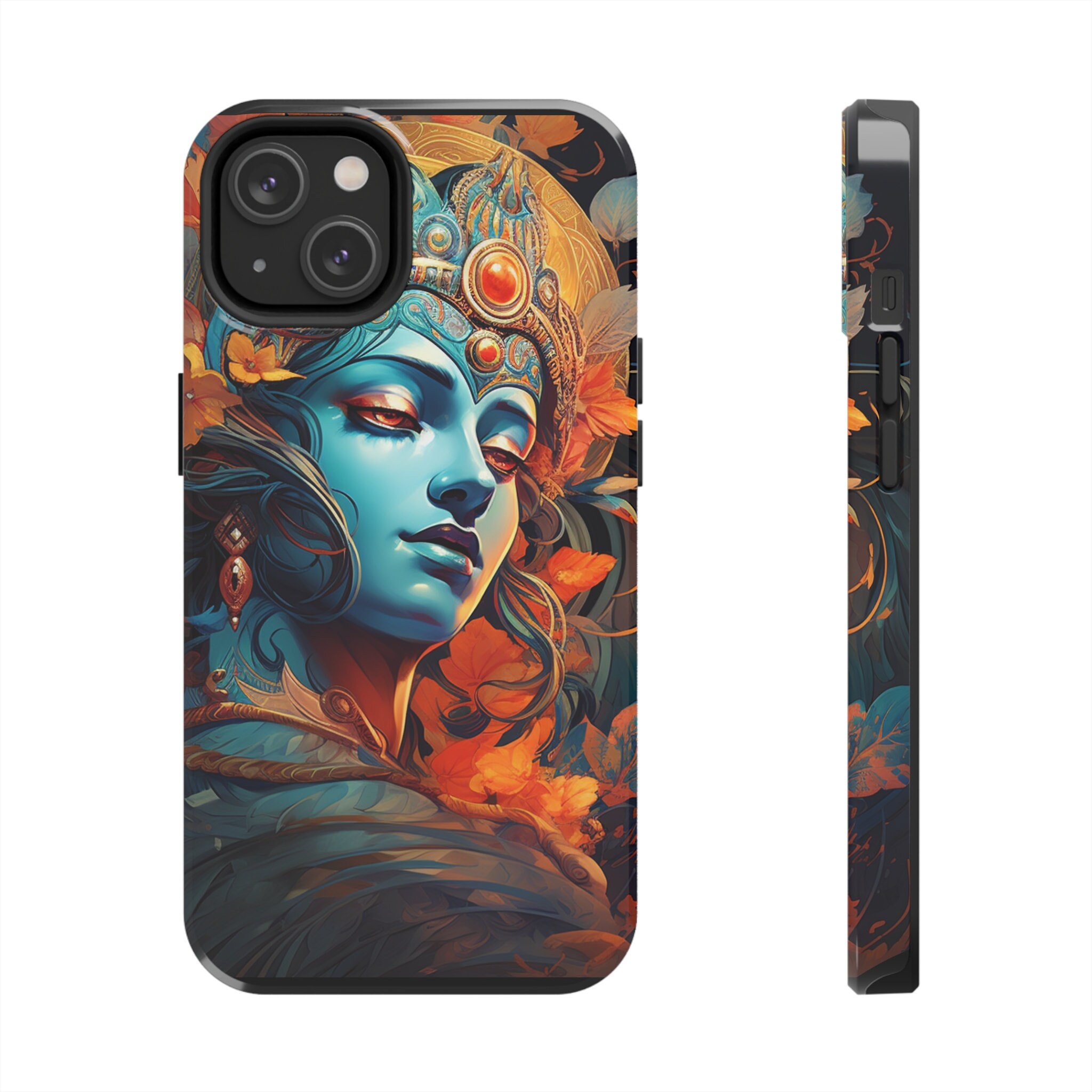 Lord Krishna Digital Art Tough Phone Cases - Etsy